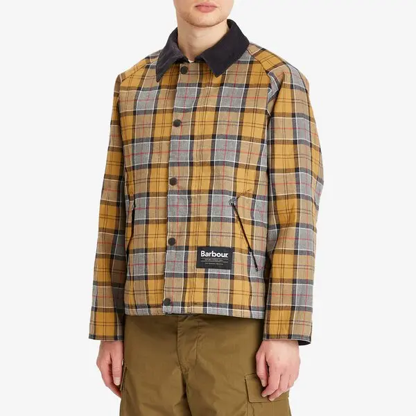 BARBOUR × SALON REVERSIBLE TRANSPORT 36 Barbour Os Reversible Transporter Jacket - Ashpalt Grey | Editorialist